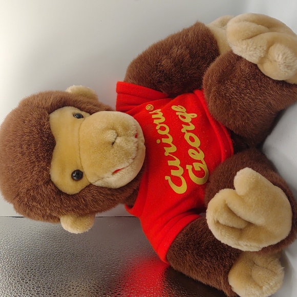 Gund | Toys | Vintage 99 Gund Curious George Soft Plush Baby Monkey Toy ...